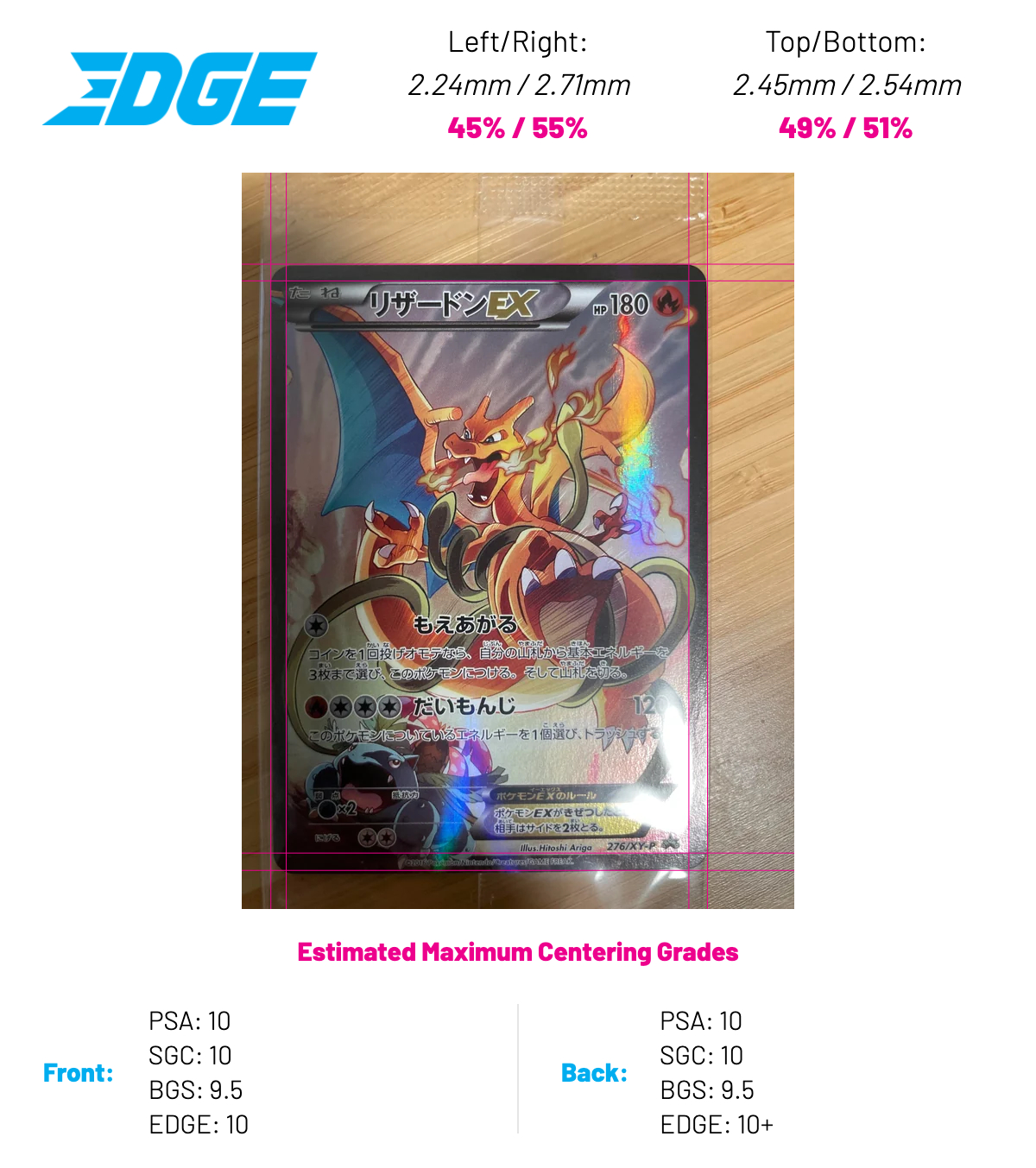 Thoughts on centering? : r/Pokemoncardappraisal